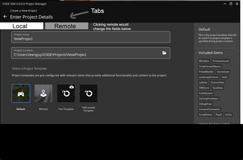 Feature Request To Align The Add New Remote Projects Ui To Be Similar To The Create A New