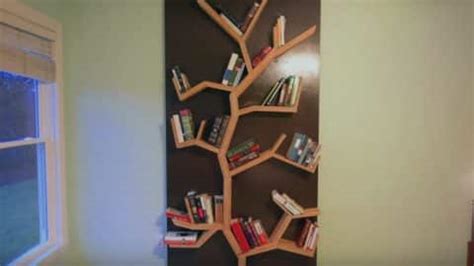 How To Make A Tree Bookshelf