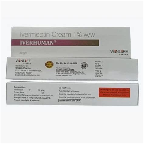 Iverhuman Ivermectin Cream 15 G At Rs 170tube In Nagpur Id