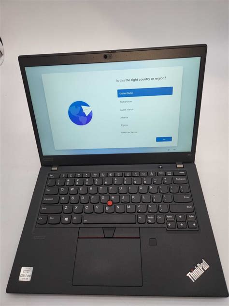 Used Lenovo Thinkpad X Gen I U Gb Ram Gb Ssd Win Pro Ubb Threads