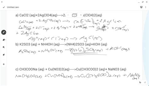 ⏩solvedwrite Balanced I Formula Unit Ii Total Ionic And Iii