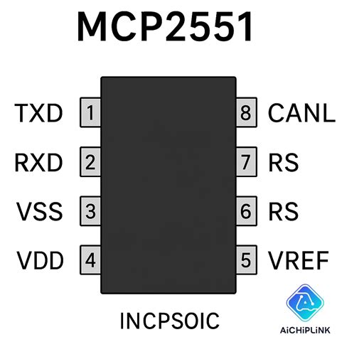 Mcp2551 Can Transceiver Complete Guide Pinout Circuit Design And Applications Aichiplink