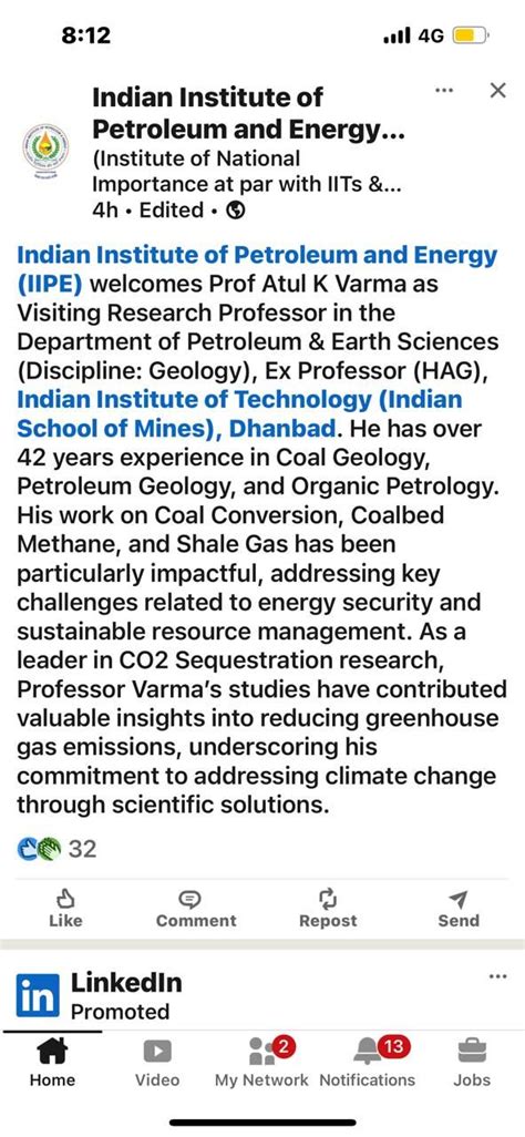Atul Varma Posted On Linkedin
