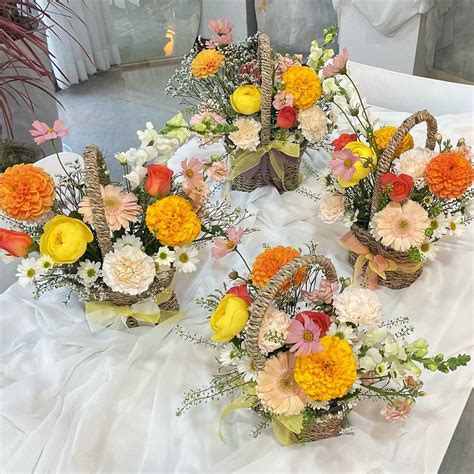 경기안양 동편마을 카페거리에서 즐기는 꽃바구니 꽃꽂이 원데이클래스 솜씨당