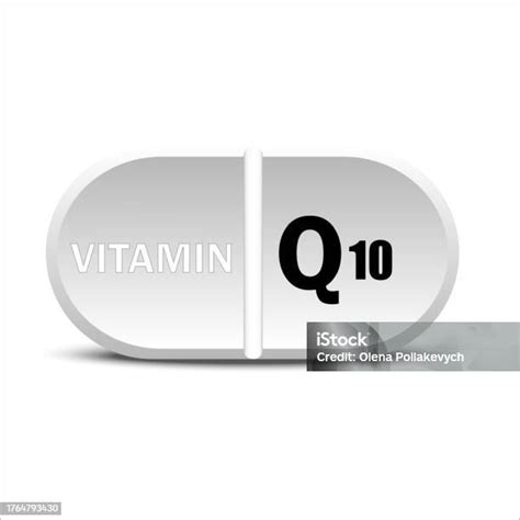 비타민 Q10 화이트 아이콘입니다 비타민 방울 알약 캡슐 아이콘입니다 벡터 일러스트 레이 션입니다 주당순이익10 3차원 형태에 대한 스톡 벡터 아트 및 기타 이미지 Istock