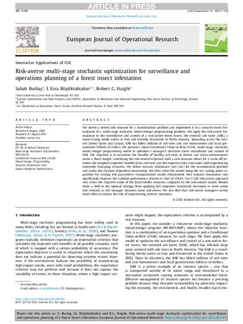 Pdf Risk Averse Multi Stage Stochastic Optimization For Surveillance And Operations Planning