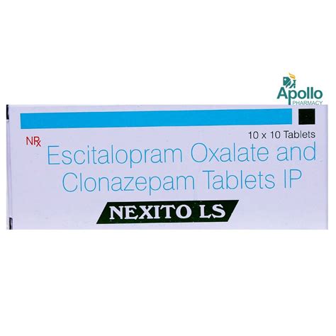 Nexito Ls Tablet Price Uses Side Effects Composition Apollo 247