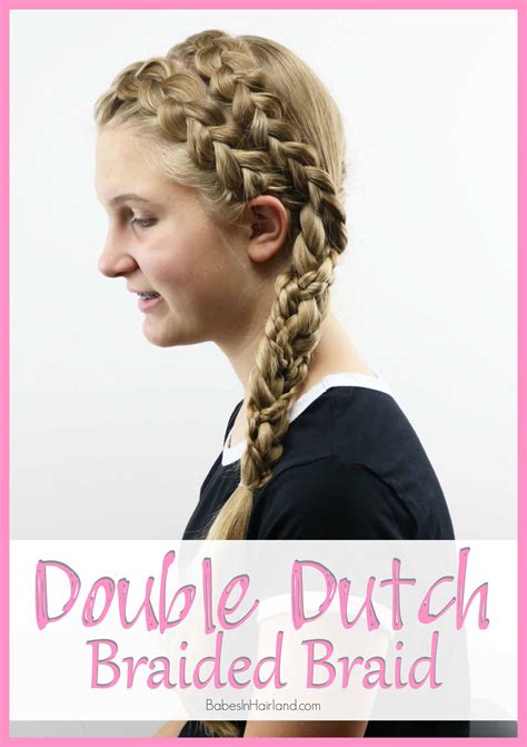 Triple Double Dutch Braids Hairstyle Beautiful School And Sports Hairstyle