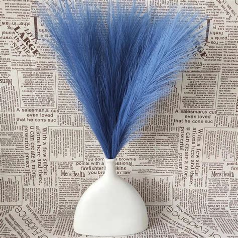 Gerich 3 Pcs Artificial Pampas Grass Decor 177 Inches Tall Fake Reed Flower Floral Branches