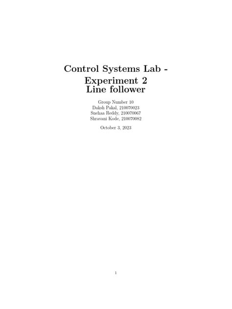 Controls 2 Pdf Computer Science Applied Mathematics