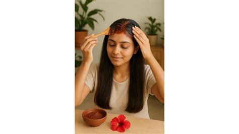Hibiscus Flower Powder Hair Pack Natures Secret For Strong Shiny