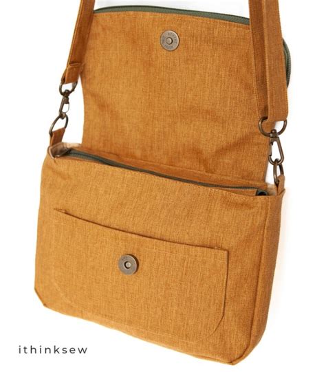 Ithinksew Patterns And More Lucinda Zippered Flap Bag Pdf Pattern