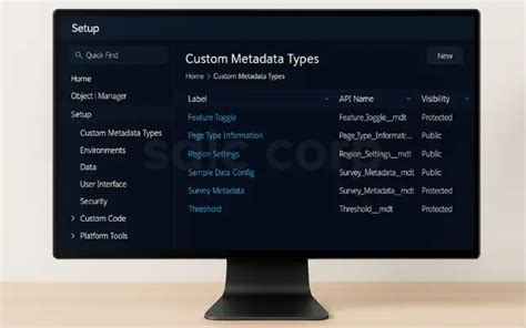 Custom Metadata Types Salesforce Guide Sdlc Corp Custom Metadata Types Salesforce Guide Setup