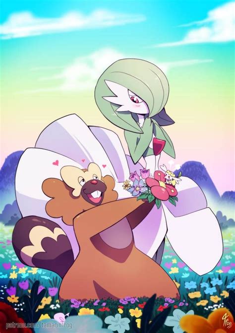 Commission Pretty Flowers For Pretty Pokemon By Tamarinfrog On