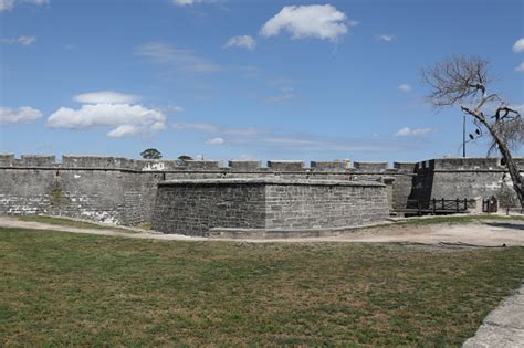 세인트 어거스틴 플로리다의 국립 기념물 카스티요 데 산 마르코스 0명에 대한 스톡 사진 및 기타 이미지 0명 건축 골동품 Istock