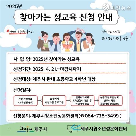 제주시청소년성문화센터 ‘찾아가는 성교육 프로그램 운영