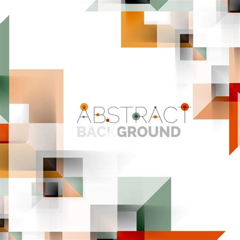 Premium Vector Modern Square Geometric Pattern Design On White Business Or Technology