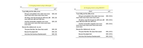 Solved Indenting Pretext Not Working On Numbers Sas Support Communities