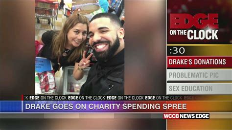 Edge On The Clock Generous Drake Gives Away 125 000 Wccb Charlottes Cw