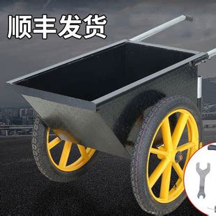工地翻斗车两轮劳动手推搬运建筑水泥灰斗上料拉砖家用垃圾车批发 阿里巴巴