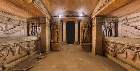 The Roman Catacombs Of Kom El Shoqafa In Alexandria
