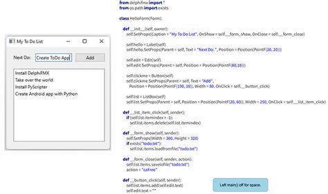 Python On Android With Delphi Fmx The Cross Platform Gui Framework