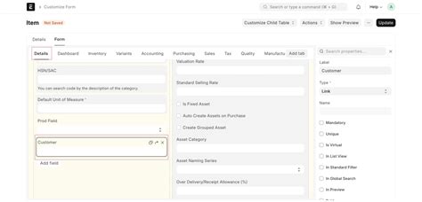 Moving Doctype Field To Different Tabs Erpnext Frappe Forum