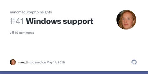 windows support · issue 41 · nunomaduro phpinsights · github