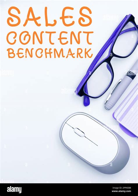 Writing Displaying Text Sales Content Benchmark Business Overview