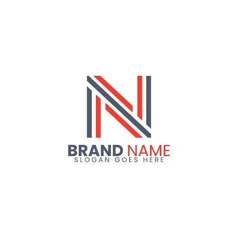 Premium Vector N Letter Logo Design Vector