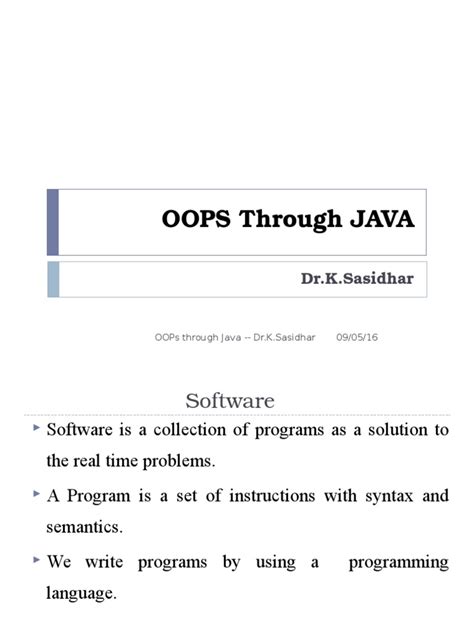 Oop Concepts In Java Explained Pdf Java Programming Language