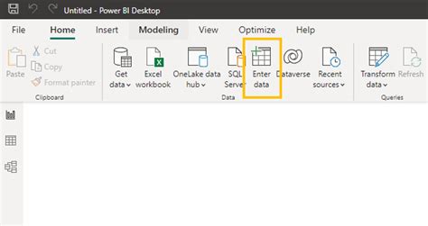 How To Enter Data To A Power Bi Table