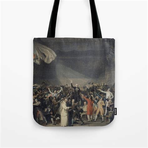 Jacques Louis David Oath Of The Jeu De Paume Tote Bag By Nobel Art