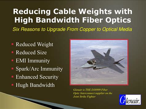 Ppt Weight Reduction And Corrosion Protection In High Performance Interconnect Cables