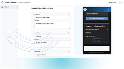 Contactwidget ‑ Contact And Faq A Widget To Improve Support And Increase Product Visibility