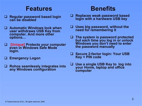 Secure Windows Logon With Rohos Logon Key Ppt Operating Systems