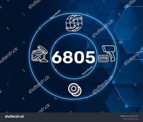 6805 Hs Trade Code 6805 Acronym Stock Illustration 2583462497