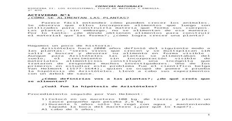 Ciclo De La Materia Doc Document