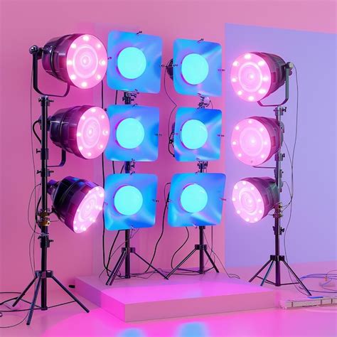 3d Isolated Lighting Rig Premium Ai Generated Image