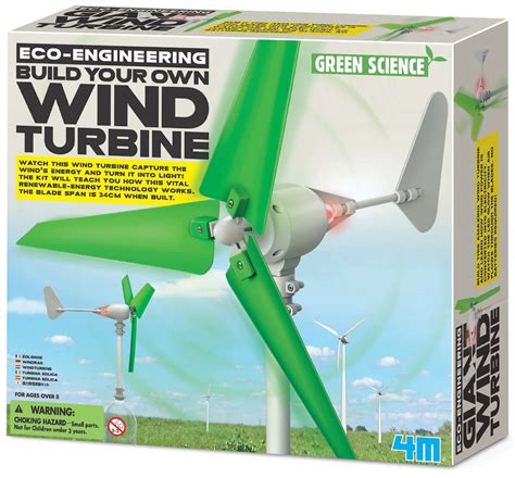 Buy 4M Green Science Build Your Own Wind Turbine At Mighty Ape Australia