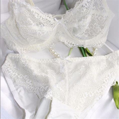 Sexy Lace Brand Push Up Bra And Briefs Set Td Mercado