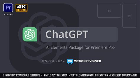 Chat Gpt Ai Elements Mogrt For Premiere Pro Motionrevolver