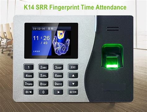 Employee Clock Face Recognition Fingerprint Biometric Time Attendance Machine Excel Export