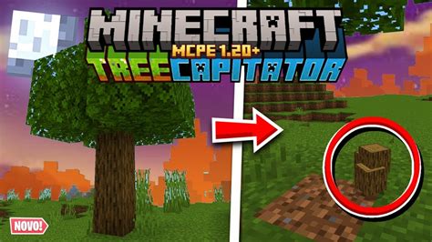 ️[atualizado] Download Do Addon Do Treecapitator Para O Minecraft Pe 1 20 Youtube