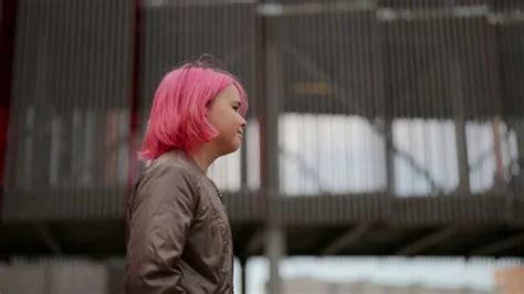 Beautiful Teenage Girl With Pink Hair On Stock Video Pond5