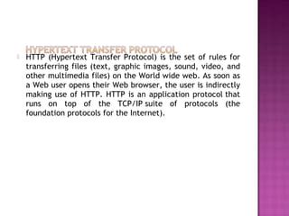 INTRODUCTION TO INTERNET PROTOCOL BY SAIKIRAN PANJALA PPT