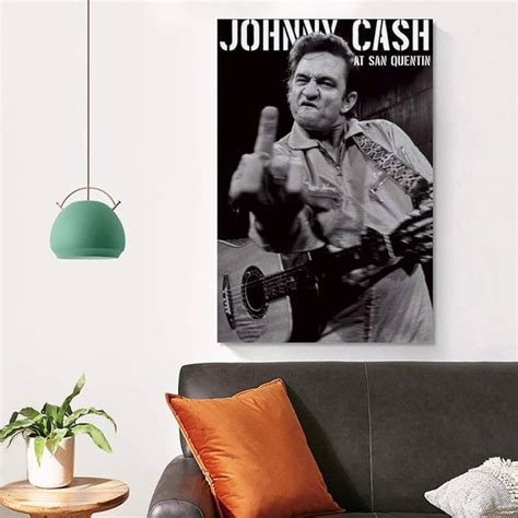 Johnny Cash Mittelfinger Schablone Bikerbel Johnny Cash Middelvinger