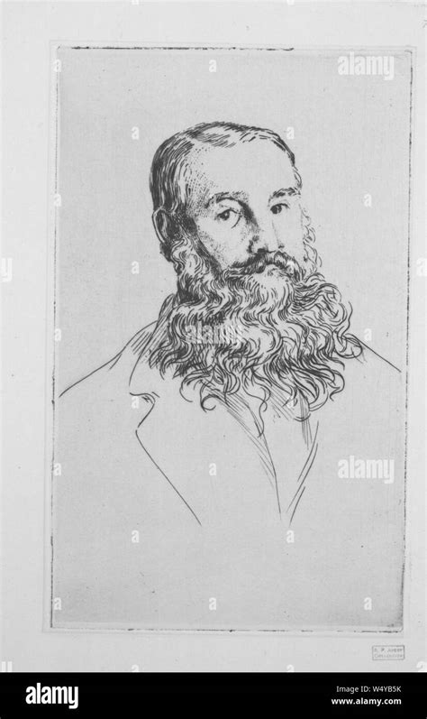 Engraved Portrait Of Charles Leland An American Writer And Poet From Philadelphia