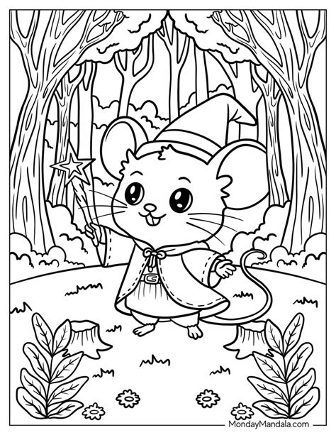 31 Mouse Coloring Pages Free Pdf Printables