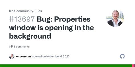 Bug When Opening Empty Folder In Files Property Window For A Drive Right Clickproperties